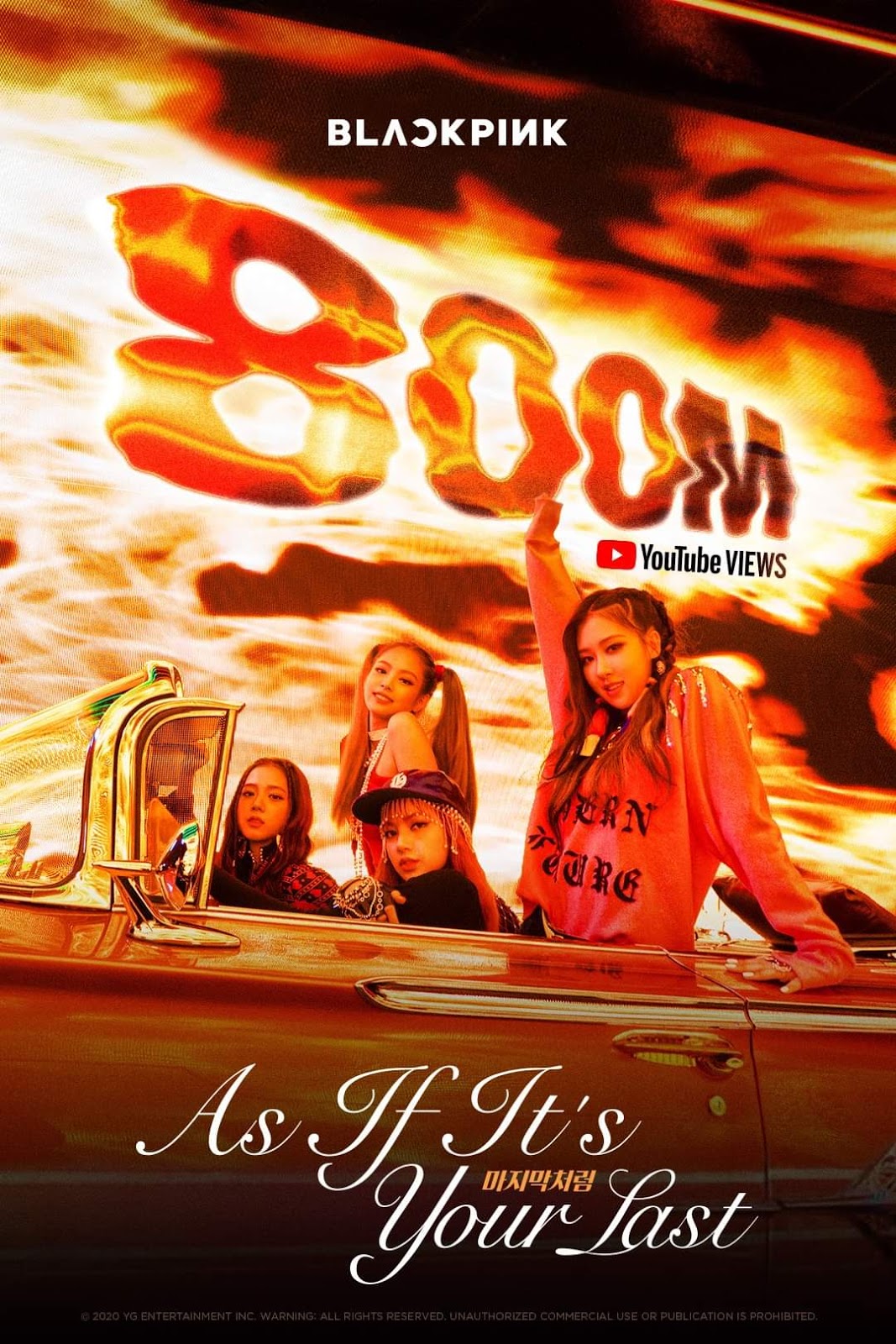 "As If It´s Your Last" de BLACKPINK. Ha llegado a las 800 millones de visitas en YouTube ...