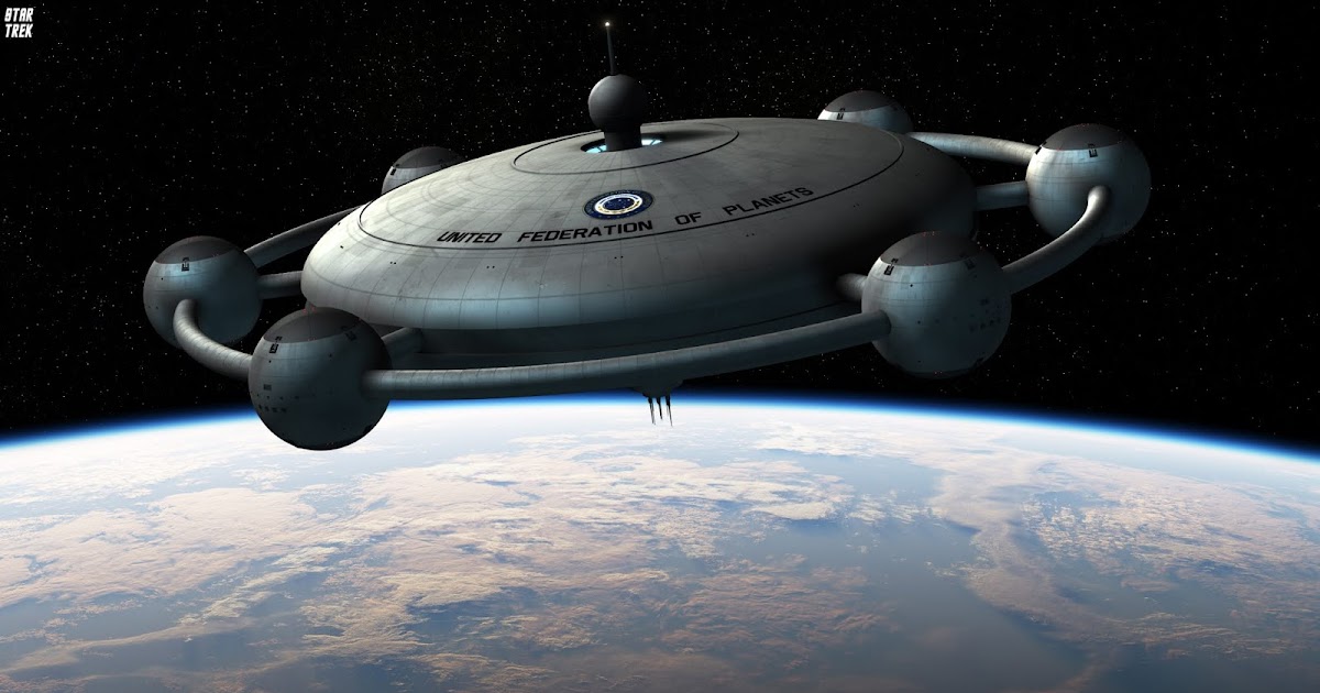 Star Trek: Starfleet Headquarters Orbiting Earth