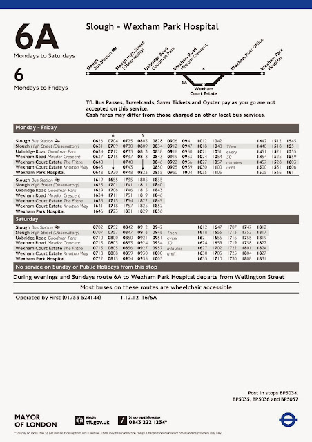 State Bus Routes,Fare ,Schedule information online: UK Bus Slough ...