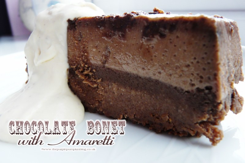 Chocolate Bonet with Amaretti