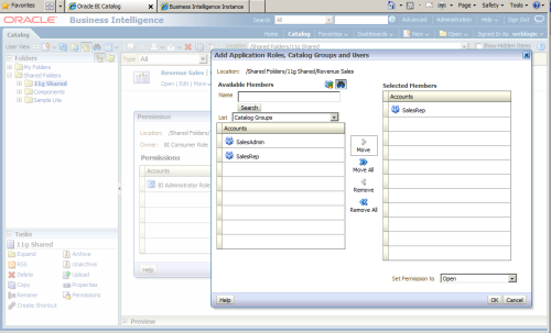 Obiee 11g12c And Odi12c Authentication External Database Table