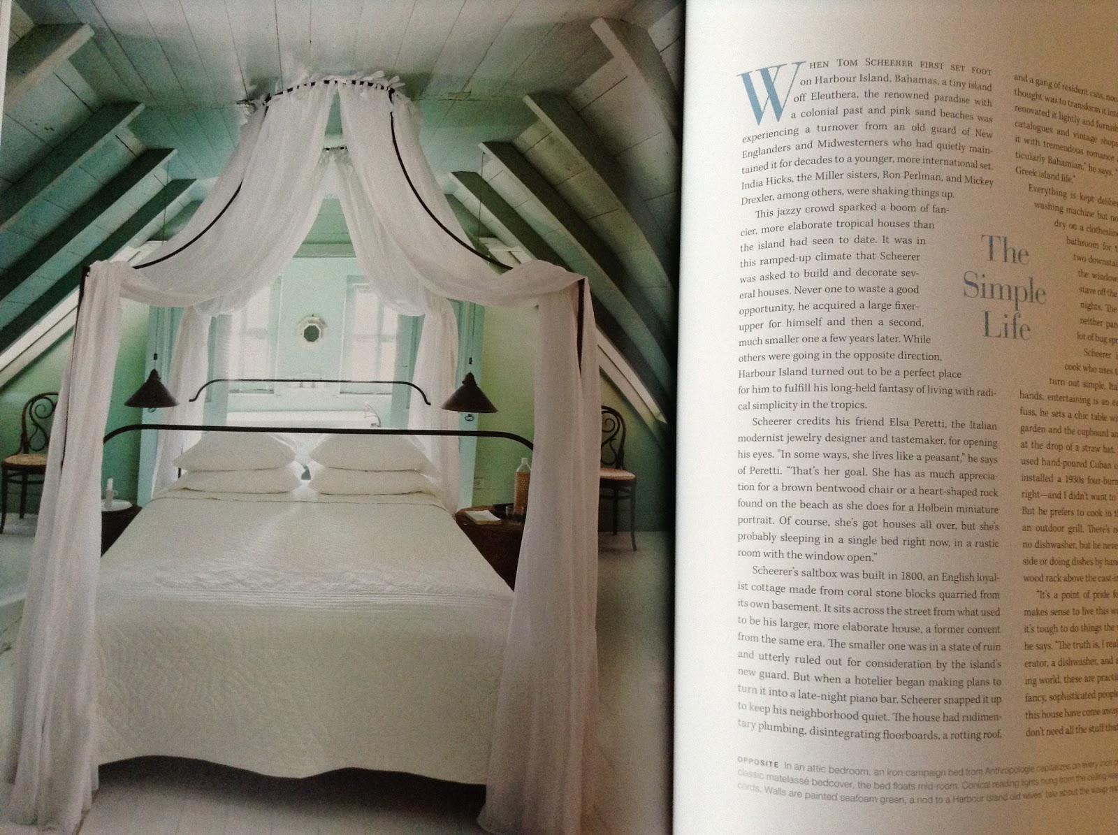 maple and shade: TOM SCHEERER DECORATES.