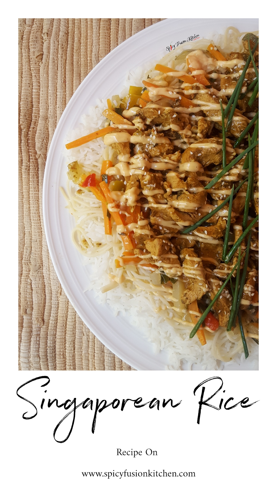 Singaporean Rice Recipe - Spicy Fusion Kitchen