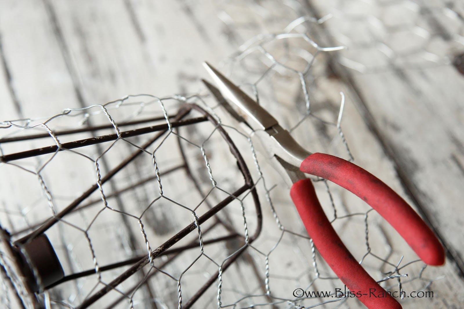 Bliss Ranch: Chicken Wire Light Shade Covers
