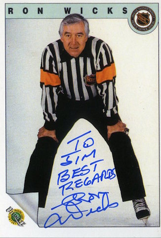 Hockey Then & Now: REMEMBERING RON WICKS