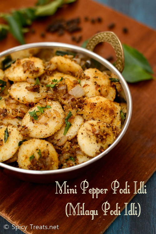 Spicy Treats: Mini Pepper Podi Idli | Pepper Podi Idli Recipe | Milagu ...