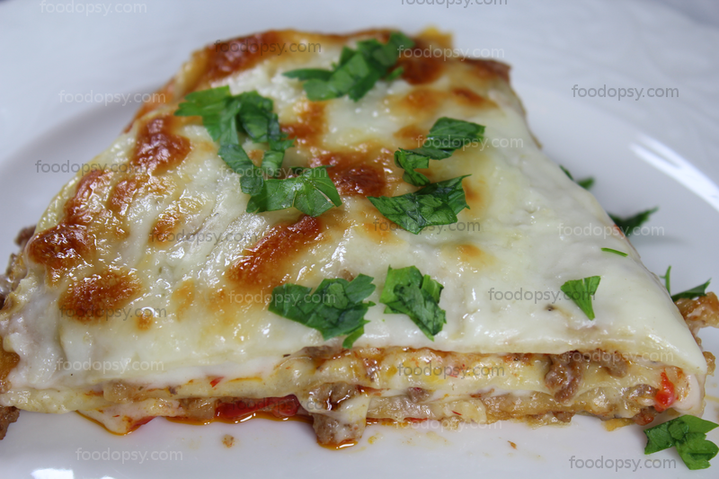Easy Tortilla Lasagna Pie