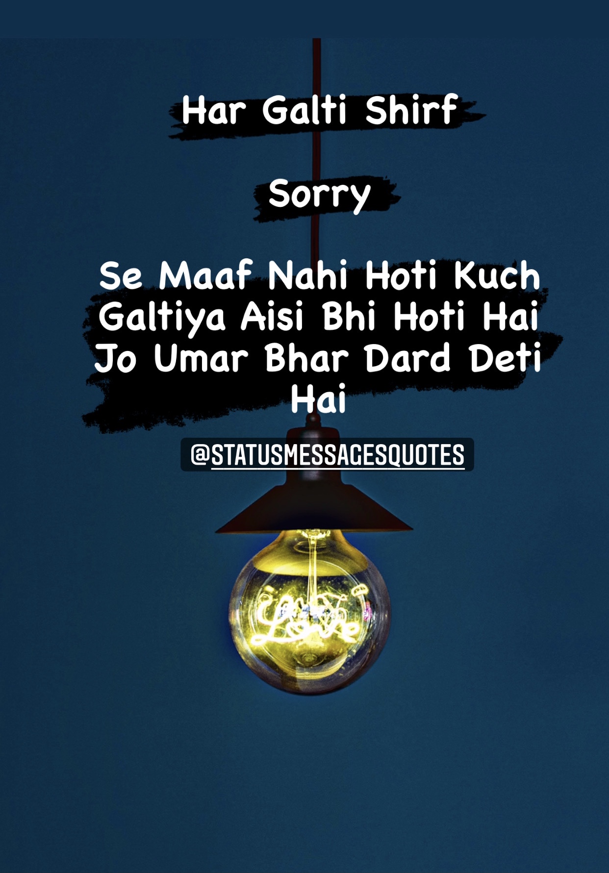 Best Sorry Status Messages Quotes - Pictures Shayari
