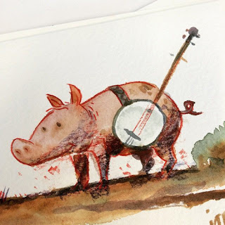 Dueling Banjo Pigs