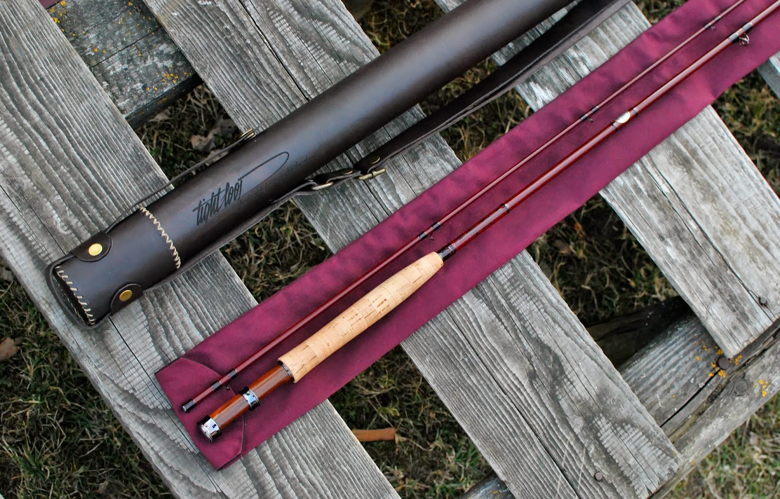 Handcrafted graphite and fiberglass fly rods: Tom Morgan 7 1/2' #4