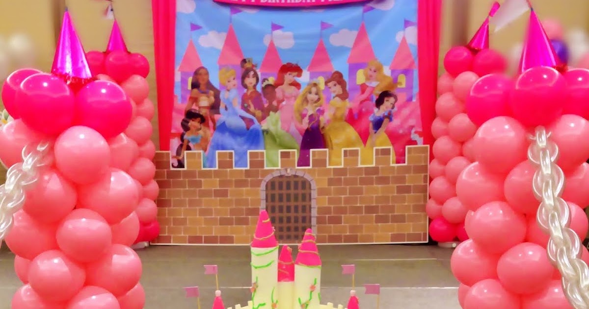Disney Princess Castle Party for Ms Jayshree's 8th Birthday