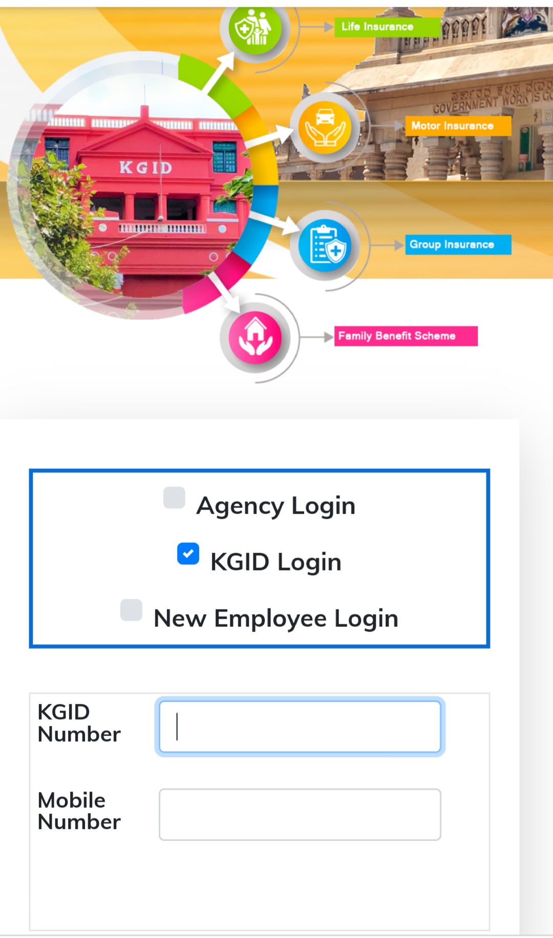 Now KGID website online services available for government employees ...