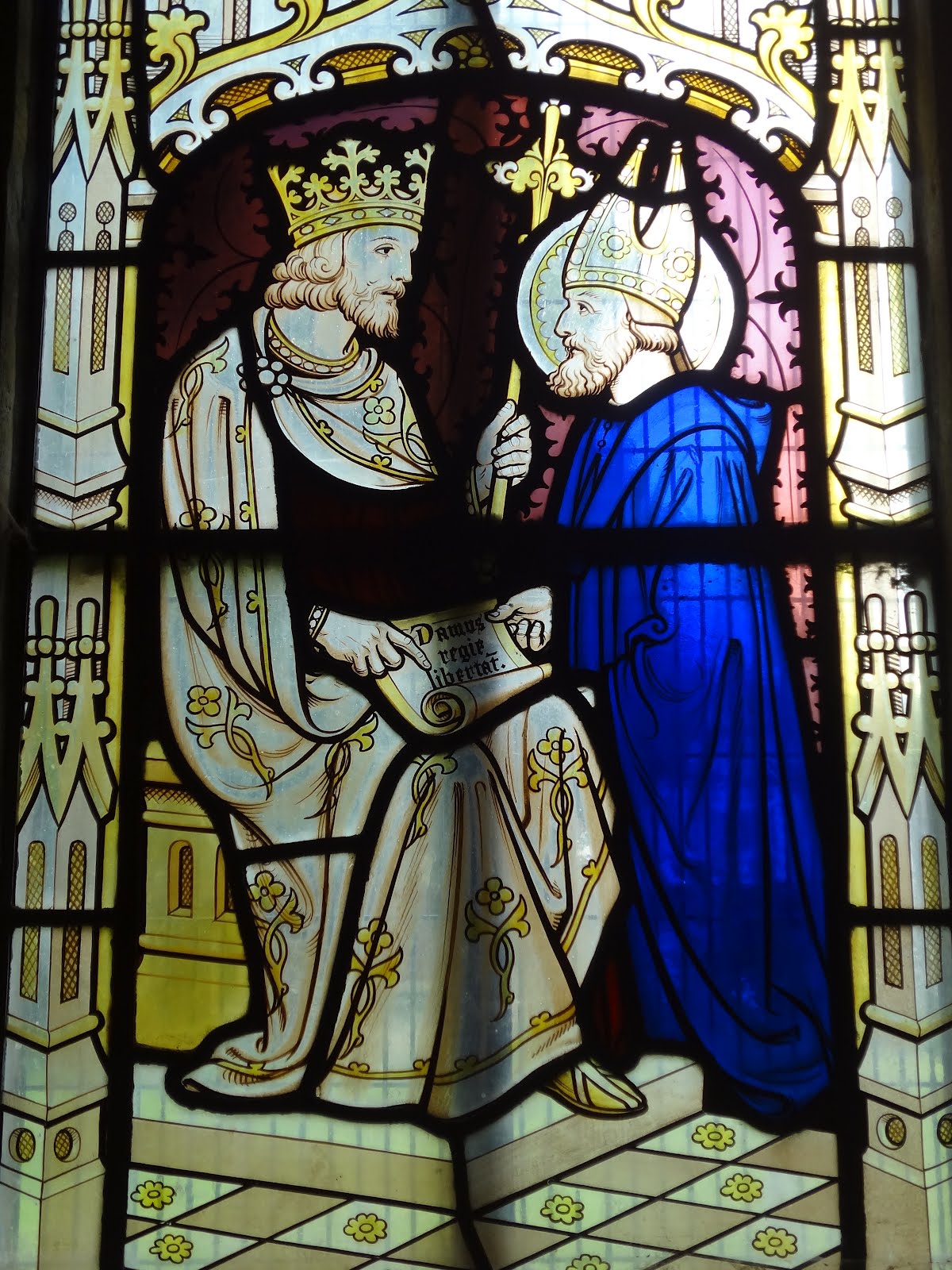 A Clerk of Oxford: Medieval People in Modern Stained Glass: Evesham Edition