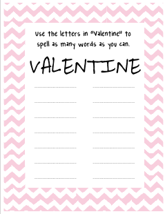 Mrs. A-Colwell's Class: Valentine Spelling FREEBIE