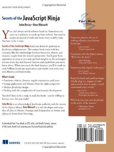 [FREE EBOOK]Secrets of the JavaScript Ninja-John Resig and Bear ...