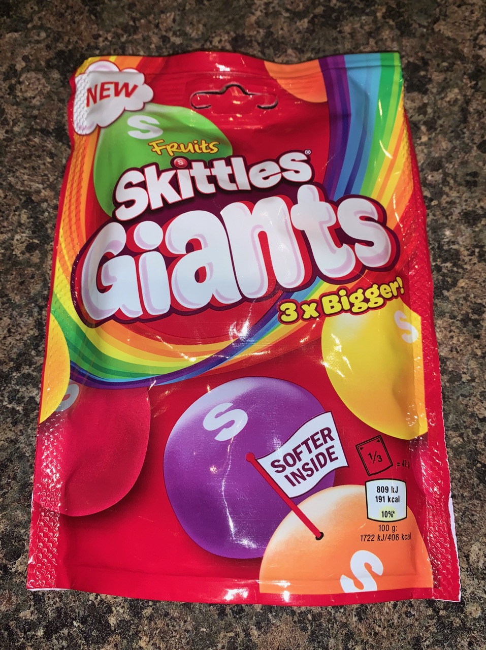 FOODSTUFF FINDS: Skittles Giants 3x Bigger (Sainsburys) By @SpectreUK