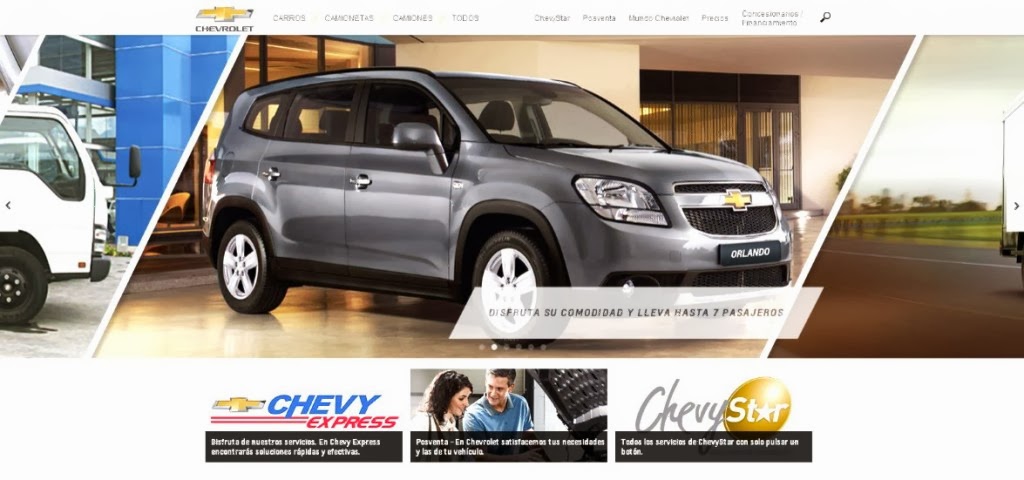 www.miautoaccesorio.com: Chevrolet Venezuela estrena página web global