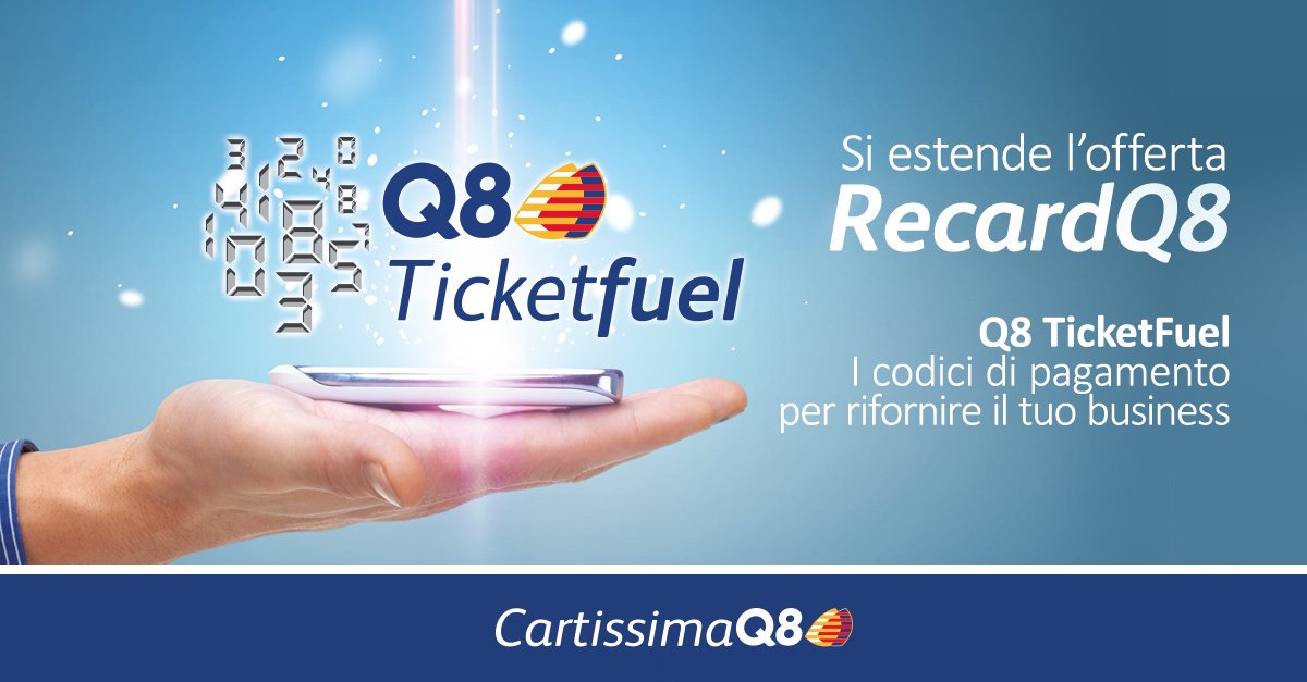 Buoni carburante Q8Ticketfuel
