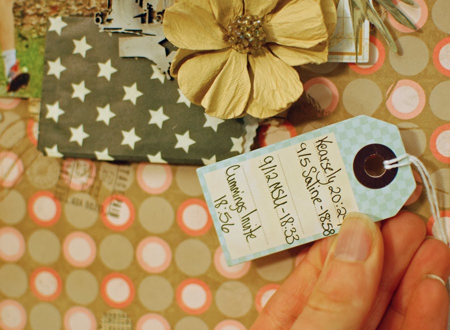 Eclectic Paperie: Scrapbook layout