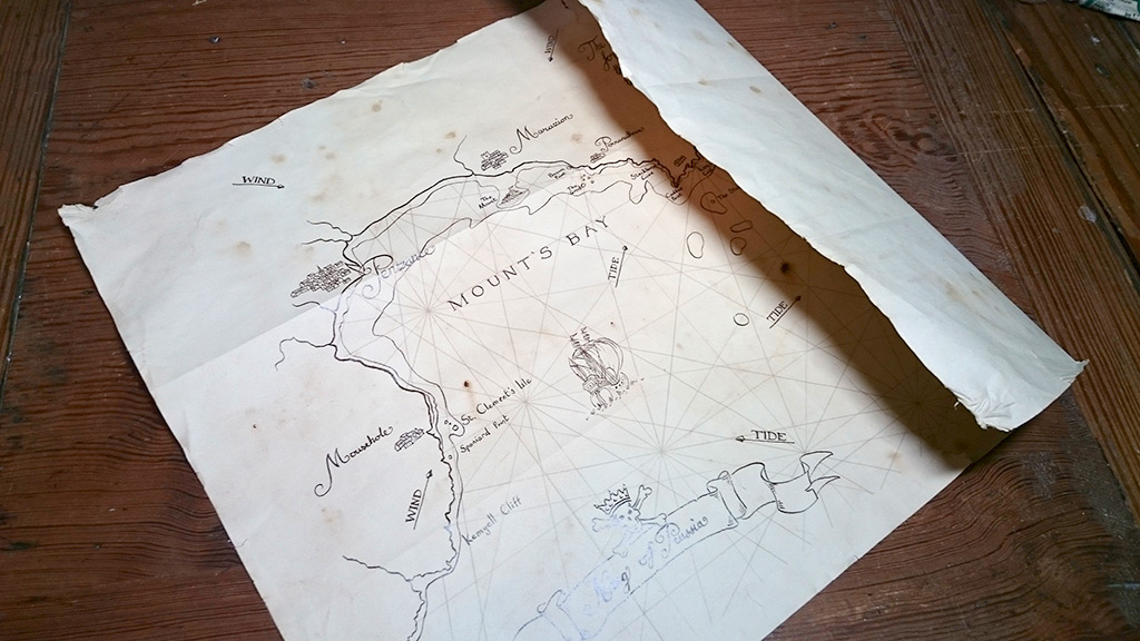 10 Digits: Creating a pirate treasure map...