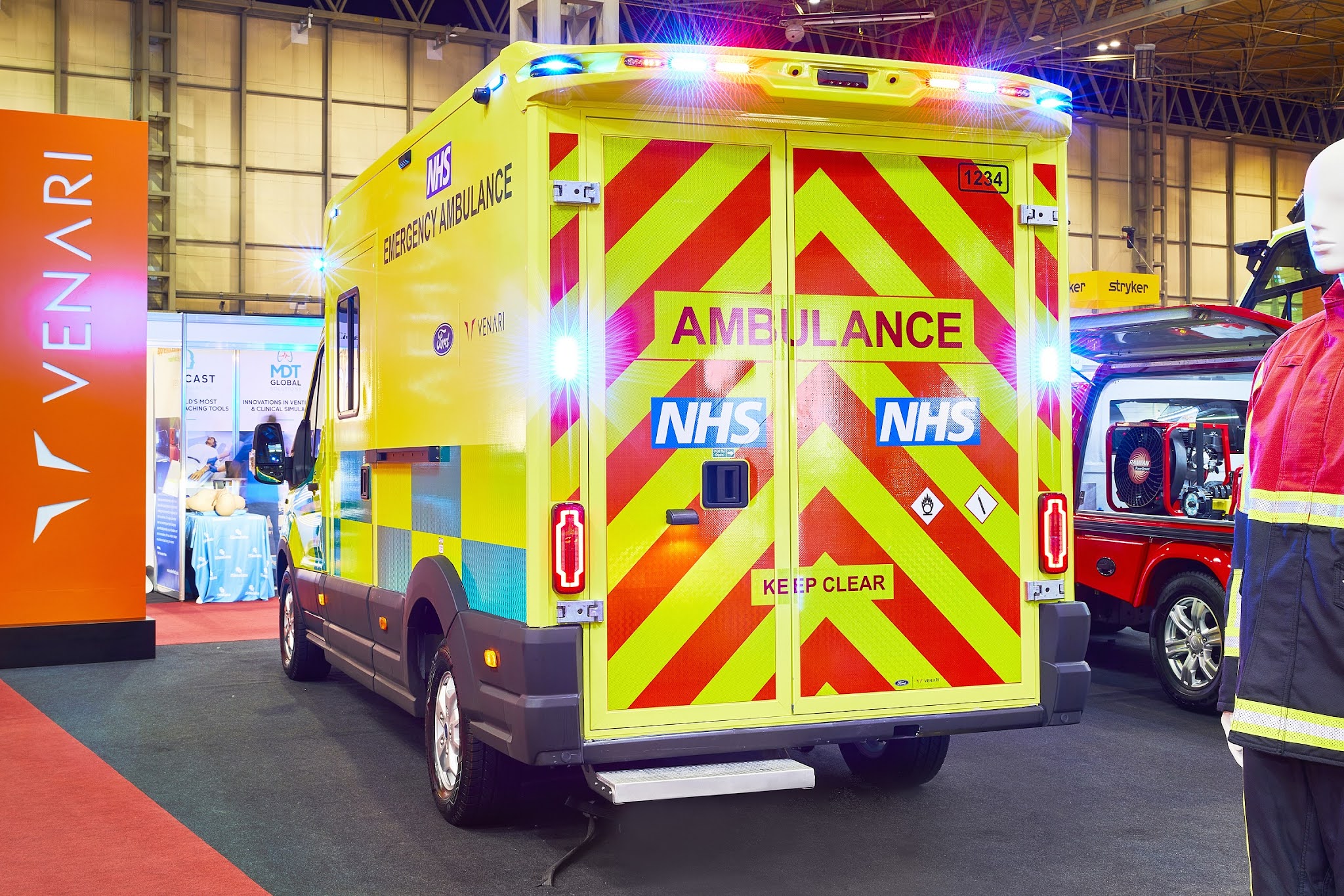 Our new emergency vehicles are making blue lights greener