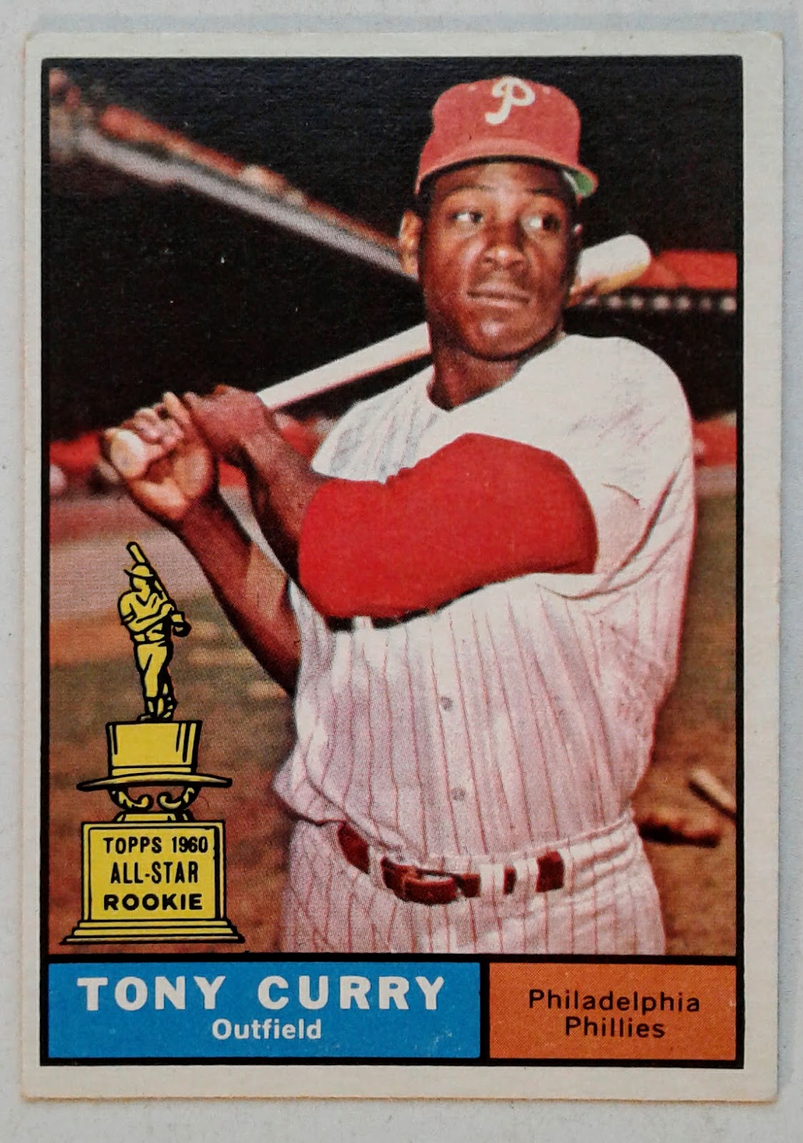 Phungo: 1961 Topps #262 Tony Curry