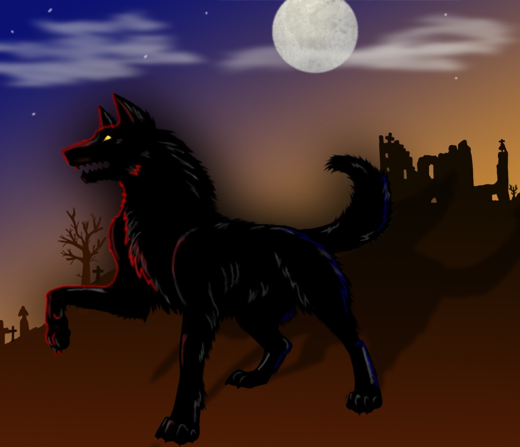 A Lenda do Moddey Dhoo do Castelo de Peel, Ilha de Man