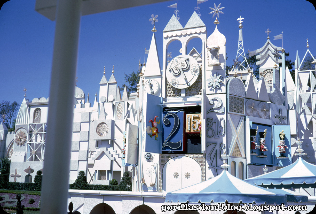 GORILLAS DON'T BLOG: It's a Small World Façade, September 1966