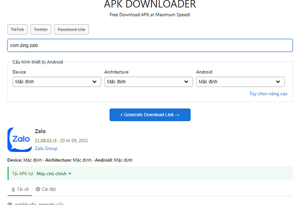 Tải ApkCombo - Download Apk và lướt web nhanh hơn cho Android - Chplays.com