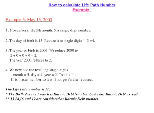 How to Calculate Life Path Number - Numerology - Bhagwan Ki Aarti