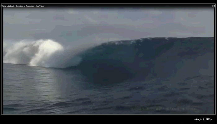 Animasi Bergerak Gif: Sea Waves Animation - Gif