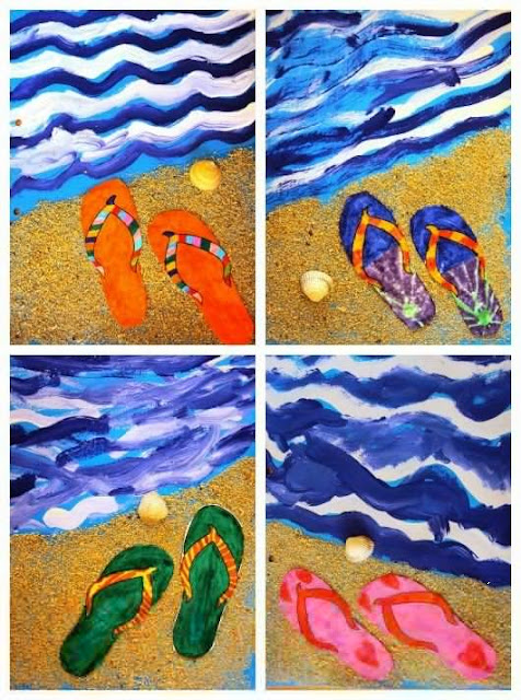 Onderwijs en zo voort ........: 3959. Zomerknutsel : Slippers aan het ...