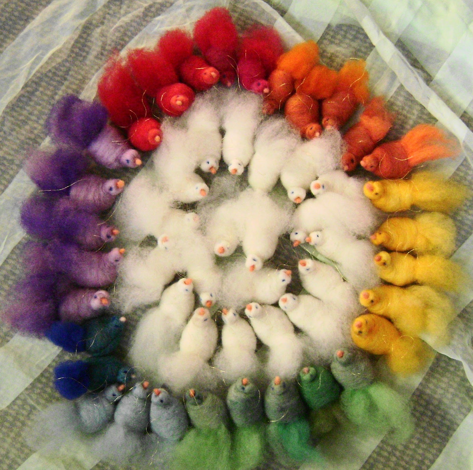 Softearth's World: Wool Bird Tutorial