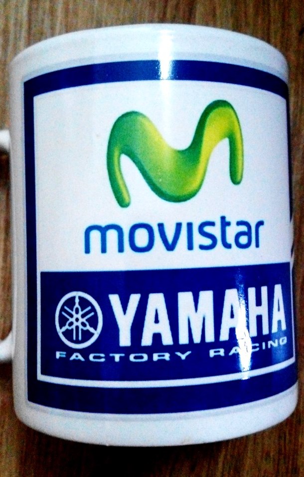 VR46 MOVISTAR YAMAHA COFFEE MUG 2015 | motogpf1store.com