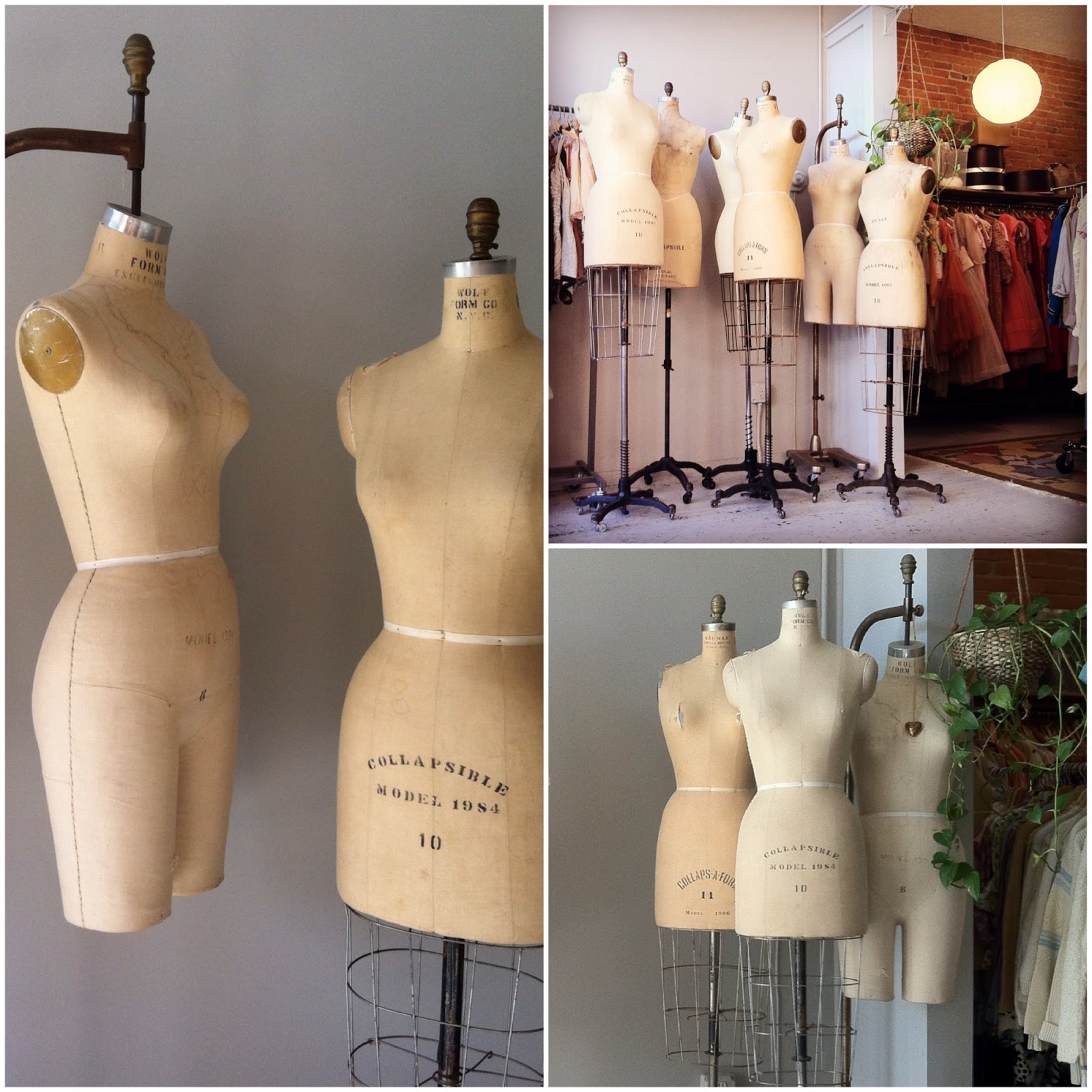 dear golden | vintage: Ode to the dress form