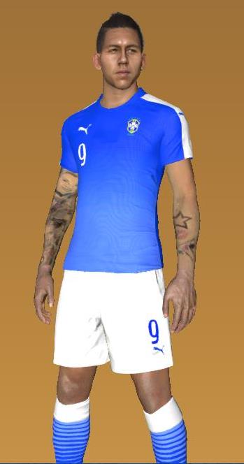 PES Kits: Brazil Custom Puma/Umbro Kits with Retro Color Combo PES 2017