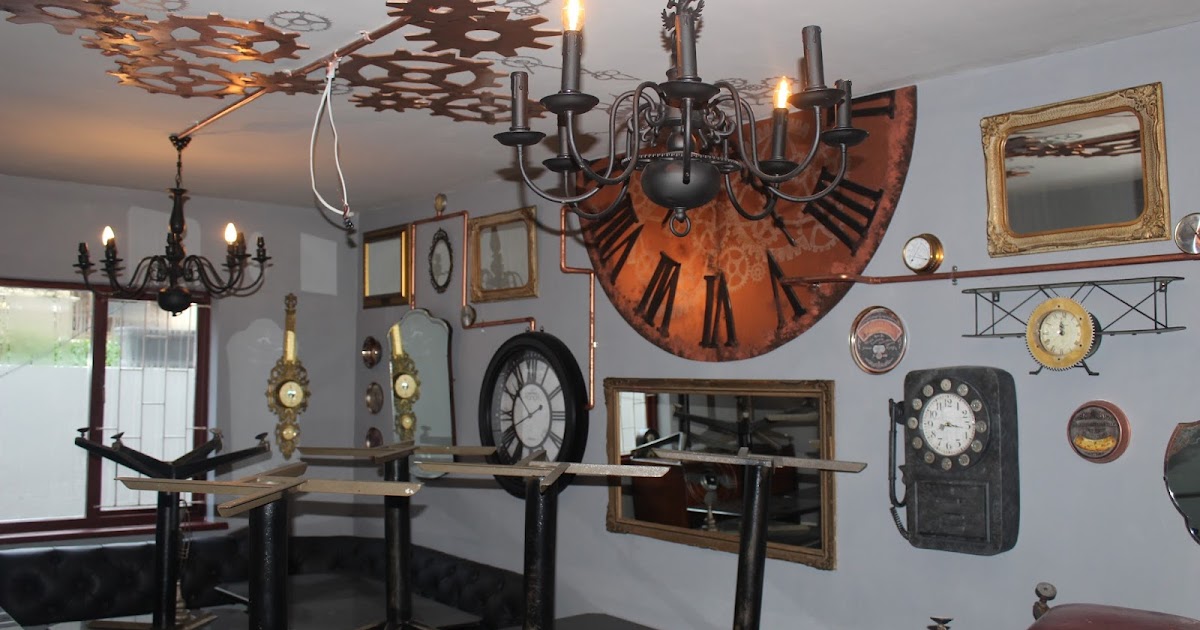 Bella's Creative Space: Steam Restaurant part 11 " The clock room"