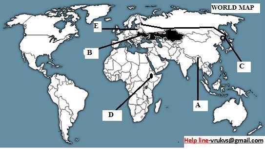 World Map Work Geography Class 12 world-map-work-geography-class-12