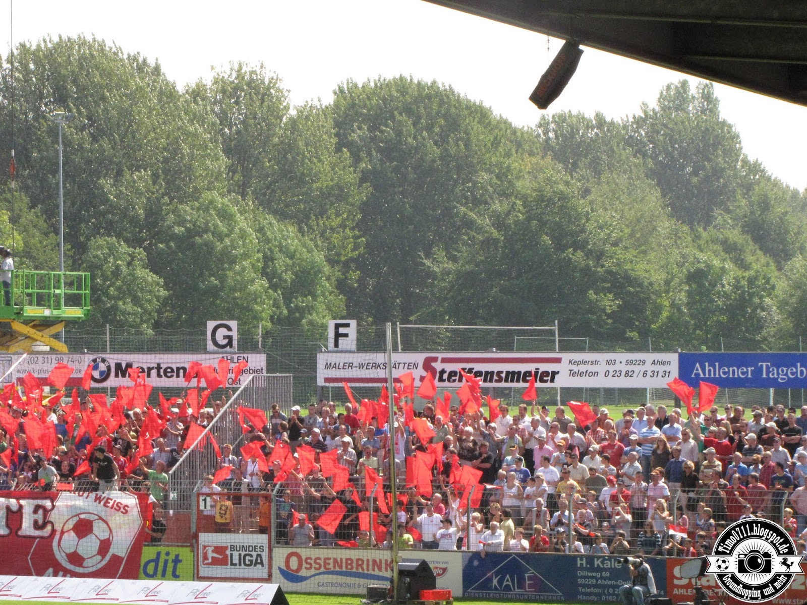 16.08.2009 / Rot-Weiss Ahlen - 1.FC Kaiserslautern 3:1 / Wersestadion ...
