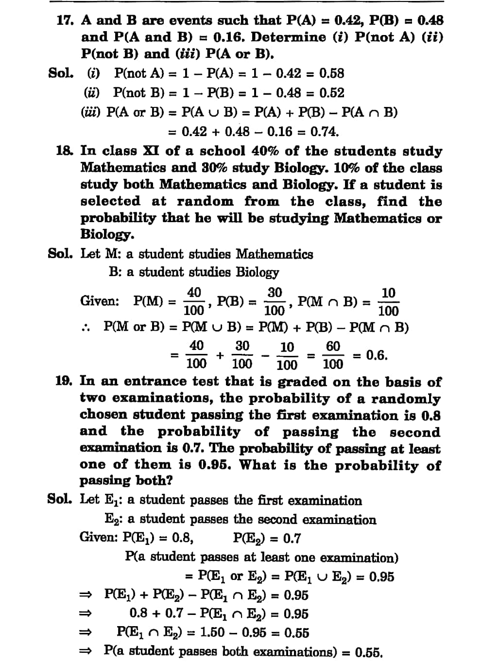 Probability class 11 math - Studypur
