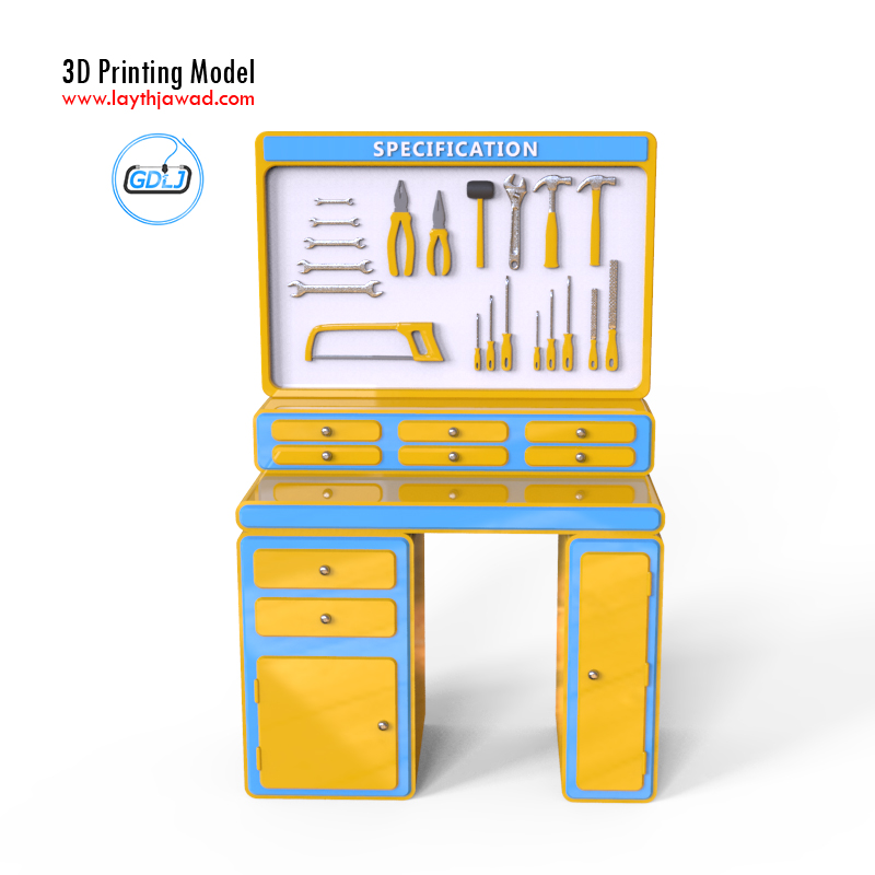Workshop Tools 3D Printing Model | Layth Jawad