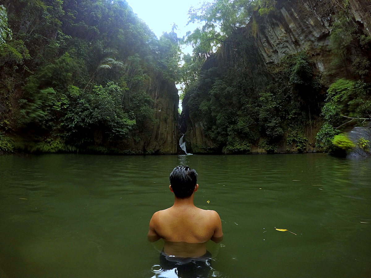 Malibiclibic Falls, Bailen Cavite - moredantravels