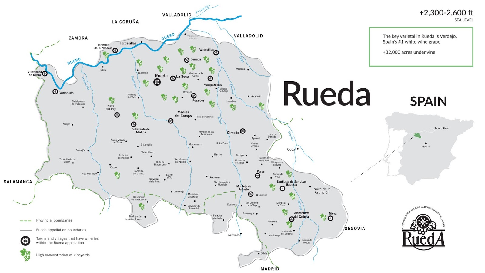 Thoughts of La Wina: Verdejo: The Variety of D.O. Rueda