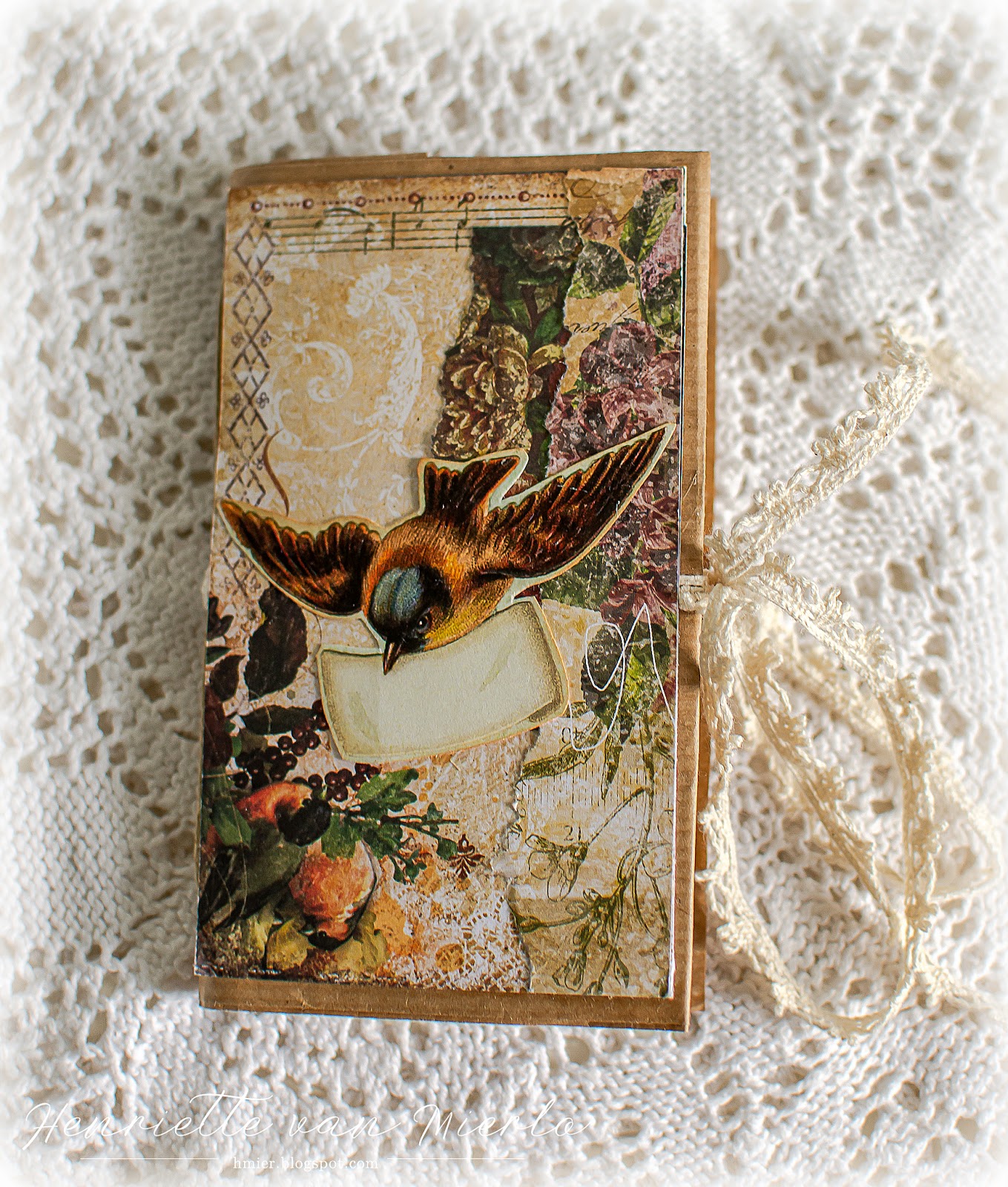 Blue Fern Studios: Paper bag mini journal