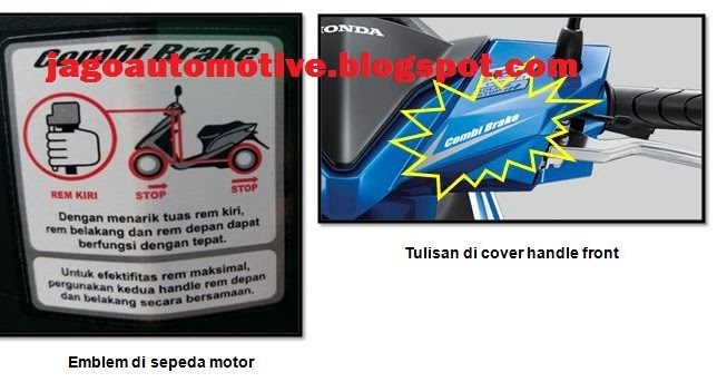 Mengenal Teknologi Combi Brake System Dan Cara Kerjanya Pada Sepeda Motor Honda - Teknik Sepeda ...