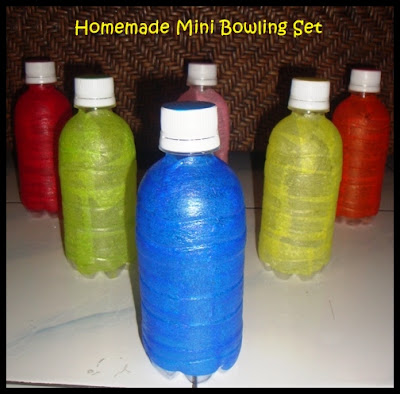 This Simple Mom Life: Homemade toy: Bowling set mini dari botol plastik ...