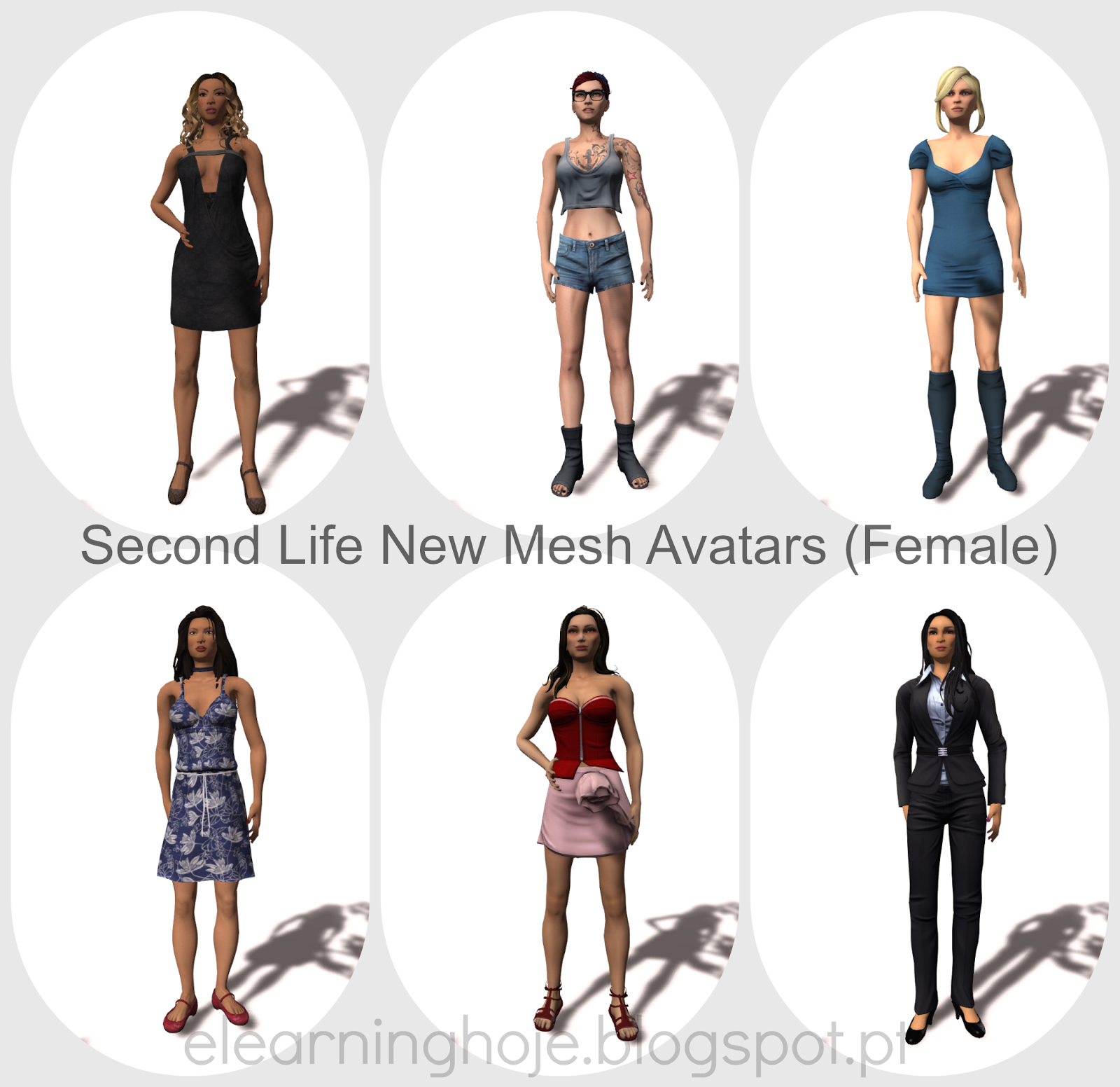 elearning hoje: Second Life New Mesh Avatars: the good, the bad and the ...