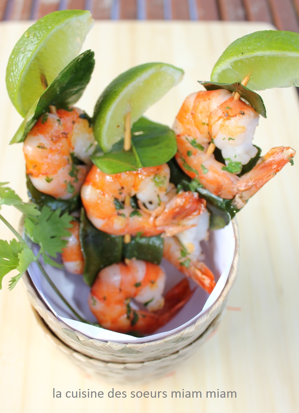 La cuisine des soeurs Miam Miam: APERITIF ASIATIQUE - Brochette ...