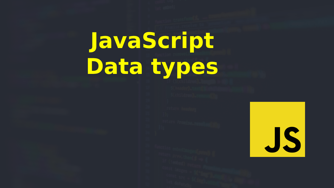 Data Types In Javascript Online Networks Solution