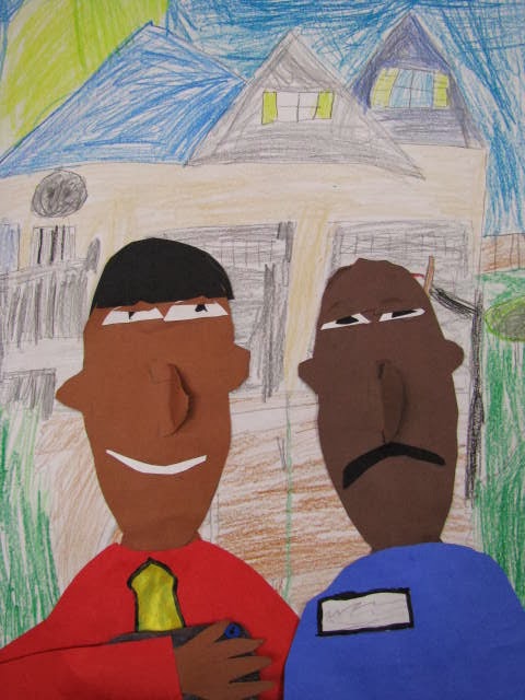 One Happy Art Teacher: New American Gothic Project LOVE IT!!!